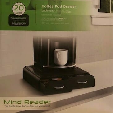 Mind Reader Coffee Pod Drawer, Black